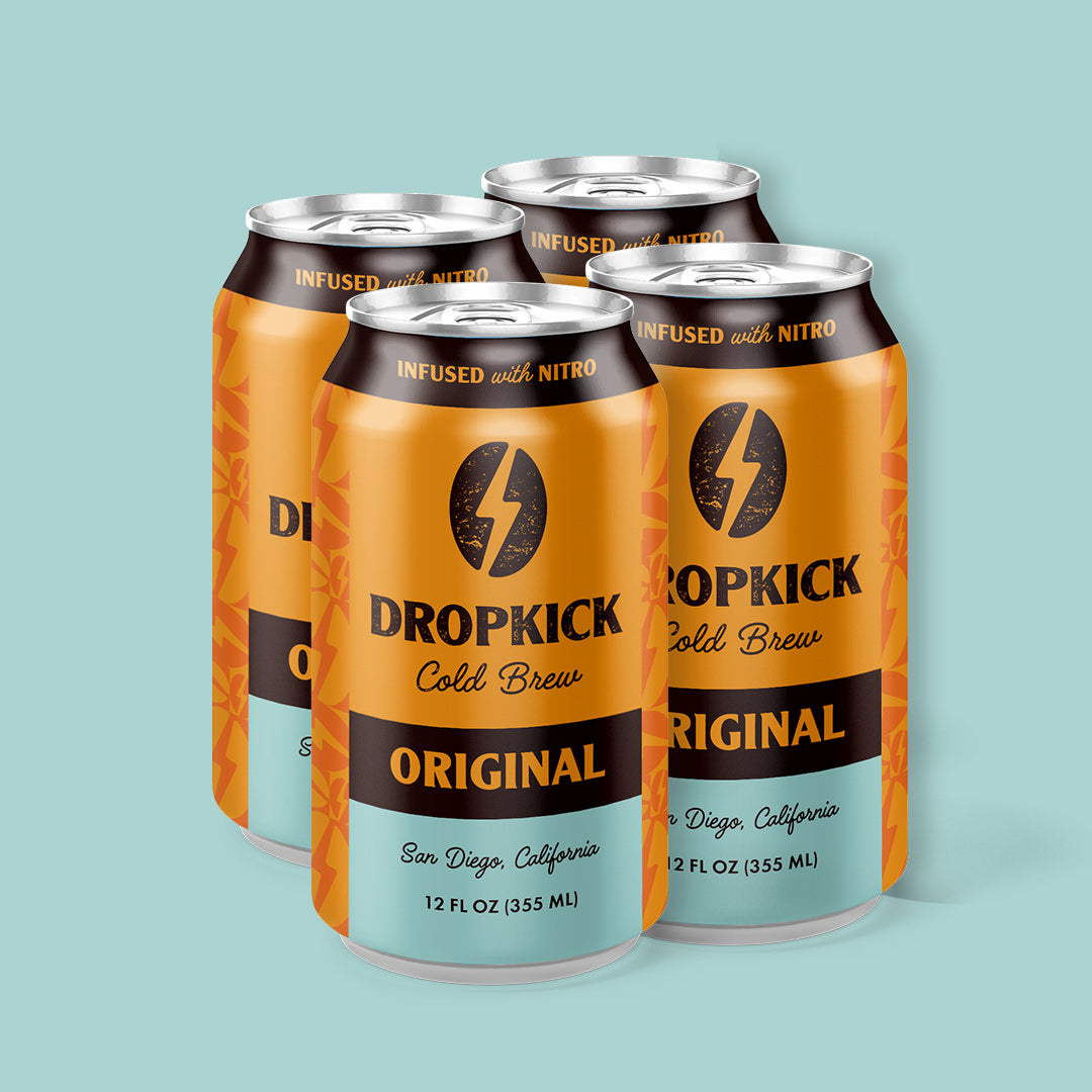 Original Nitro Cold Brew Coffee in 12oz Cans - Available Now - DropKick ...